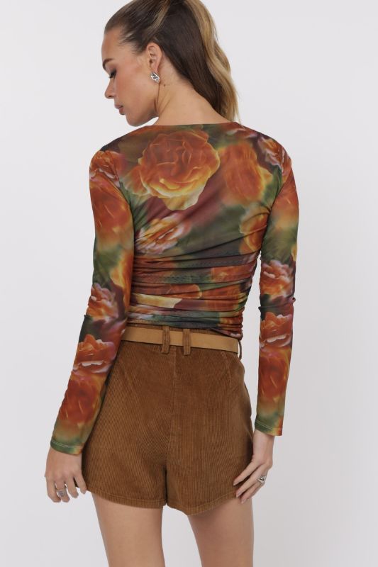 Rose Petal Mesh Top – Leopard Boutique